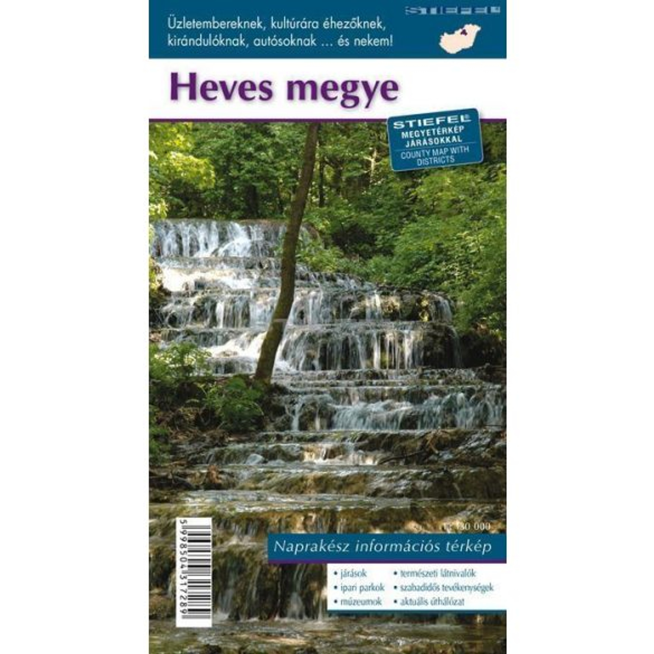 Heves megye járásai térkép