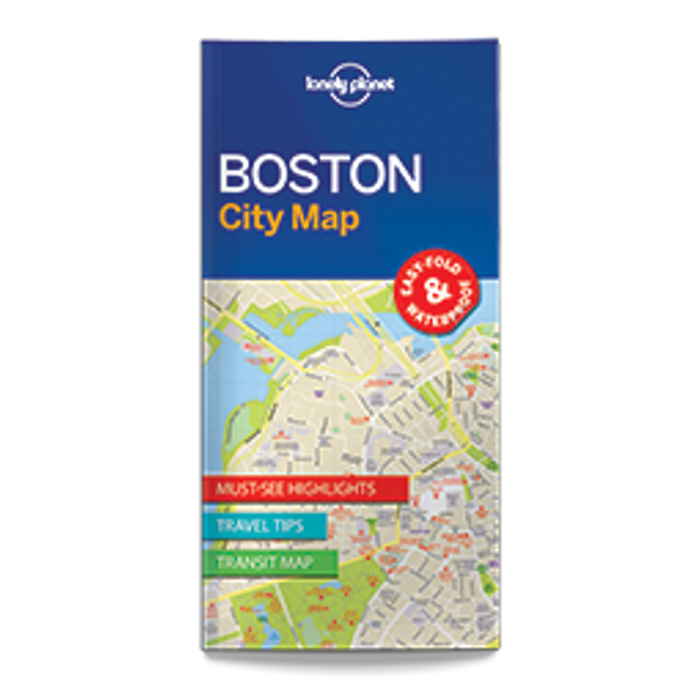 Boston laminált térkép