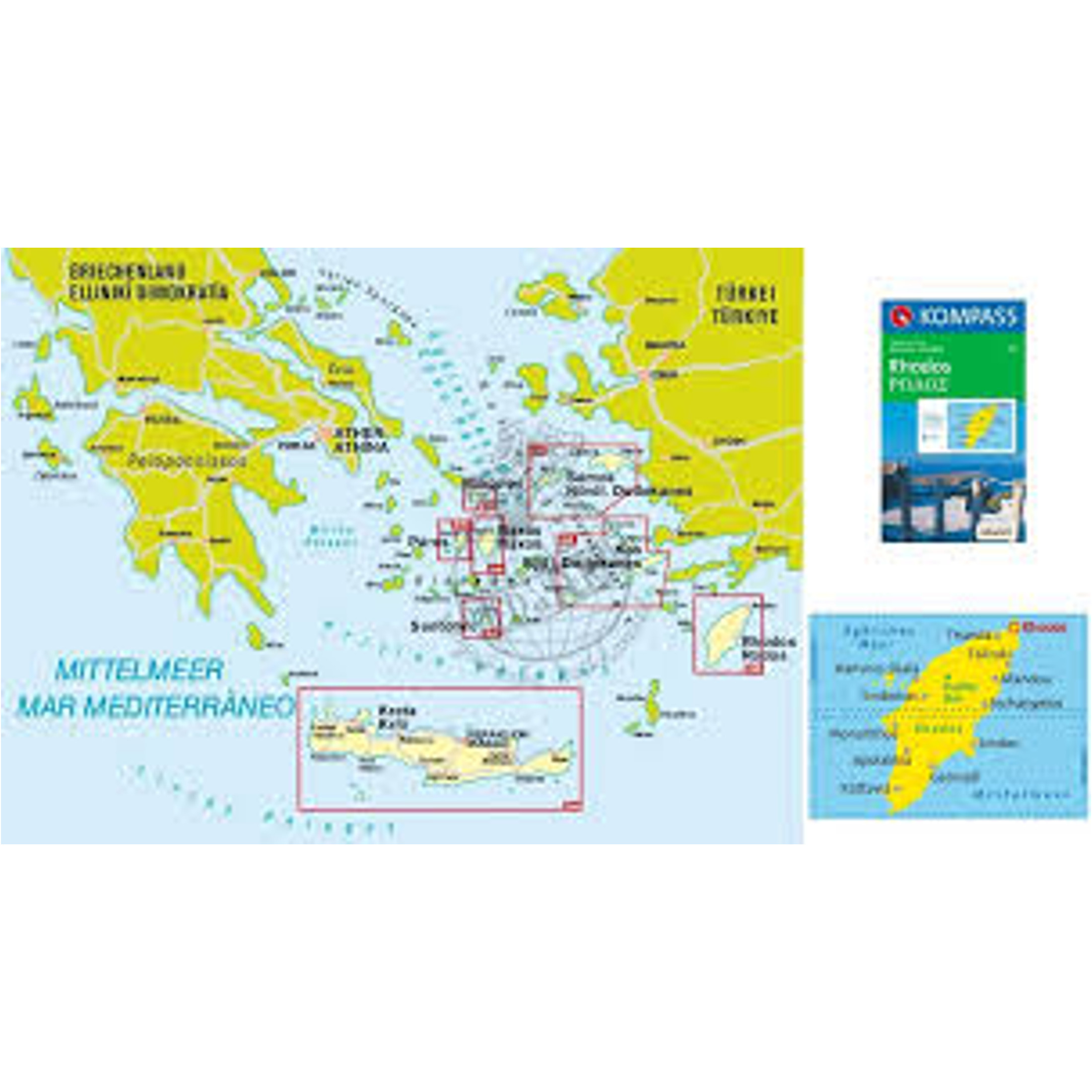 K 248 Rodosz (Rhodos) térkép
