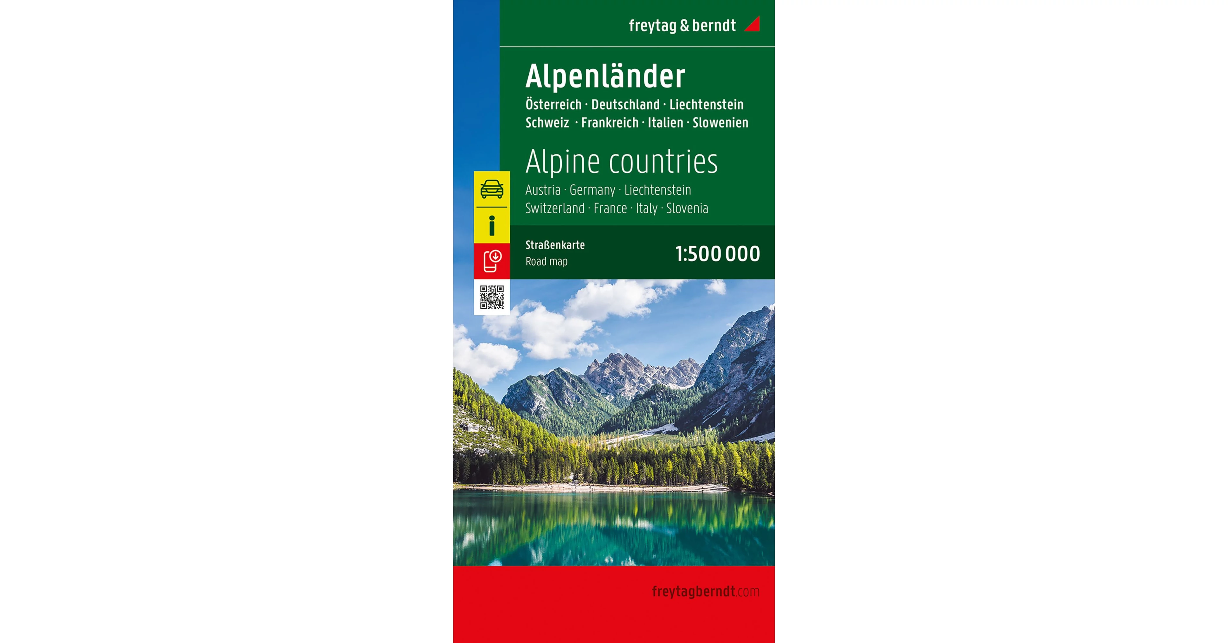 Alpok országai térkép - 9783707924008
