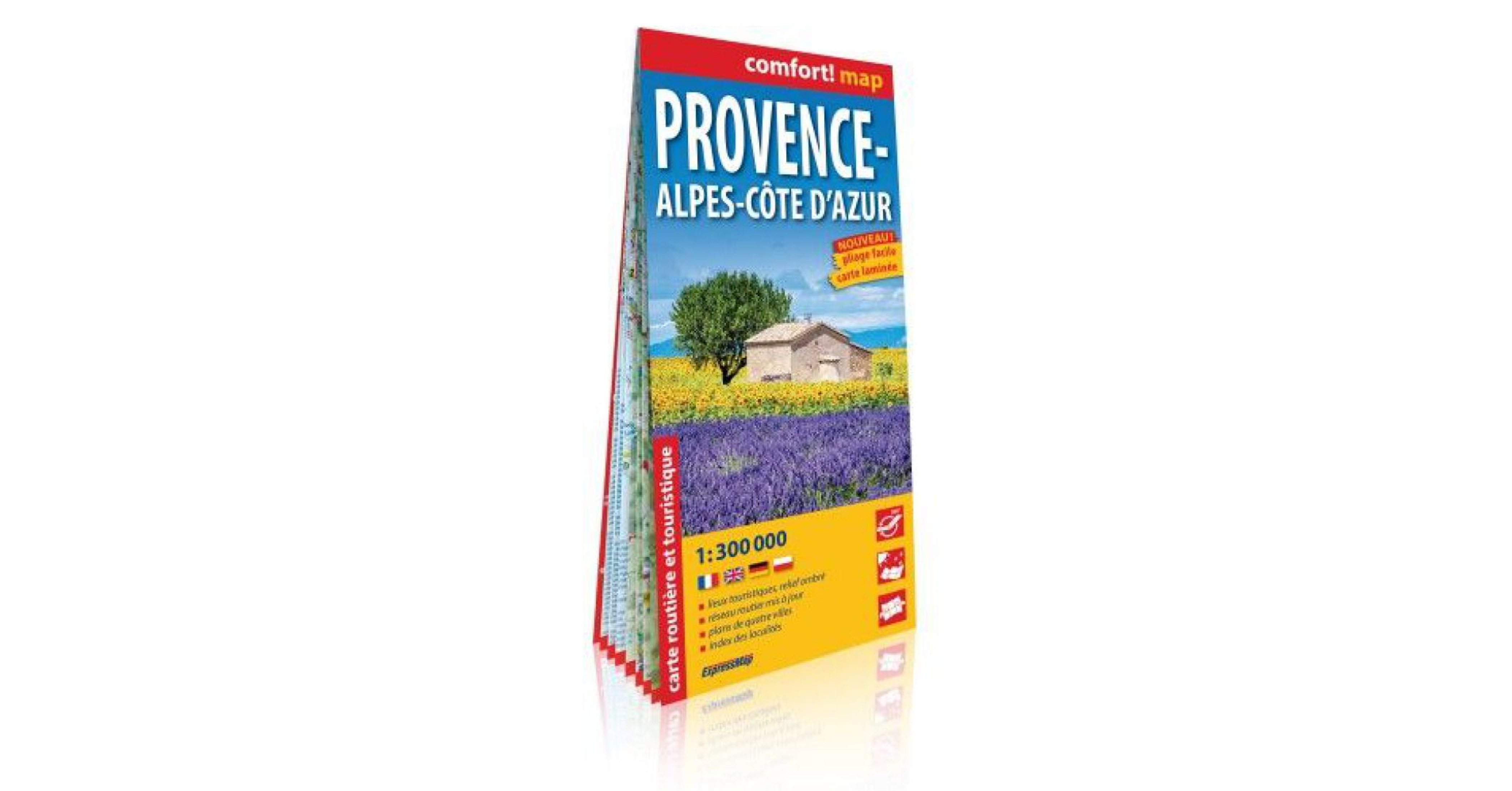 Provence, Alpok-Cote D'Azur Comfort térkép