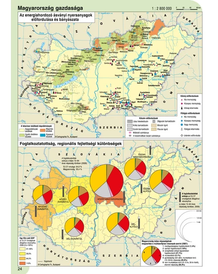Iskolai atlaszok- Középiskolai földrajzi atlasz (CR-0033) - Cartographia
