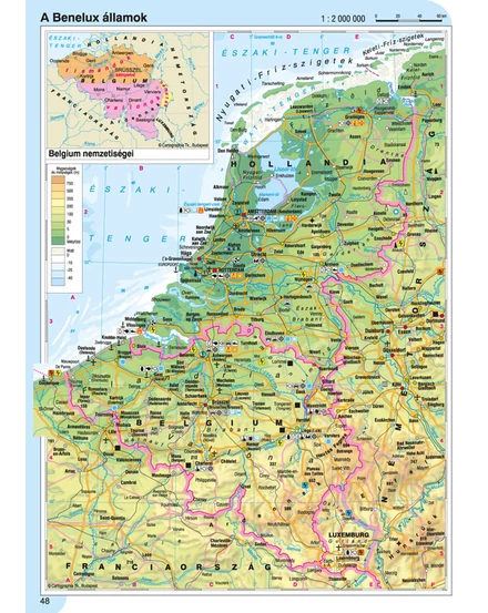 Iskolai atlaszok- Középiskolai földrajzi atlasz (CR-0033) - Cartographia