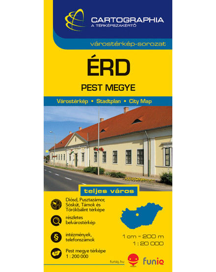 Érd várostérkép (+Pest megye térképe)